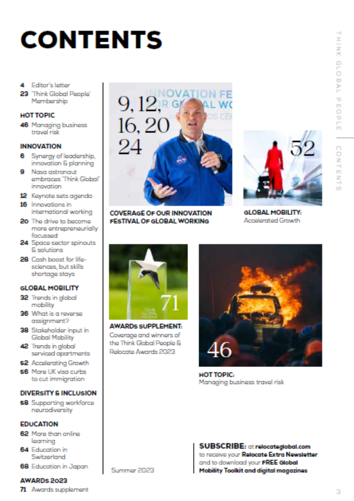 Download Think Global People | Relocate Summer Magazine 2023